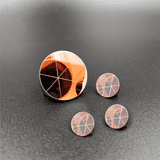 K9 1 inch Prism Clear Aperture Trihedral Retroreflector Copper+Black Coating - Walmart.com