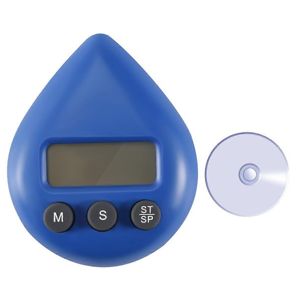 Digital Bathroom Clock Waterproof Shower Clock Timer Temperature ...