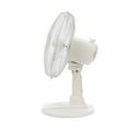 Mainstays 12" 3-Speed Oscillating Table Fan, Model## FT30-13PW, White ...
