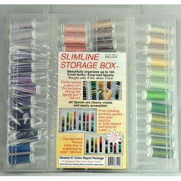 Sulky Embroidery Slimline Dream-2 Assorted Thread Set, Size 40 ...