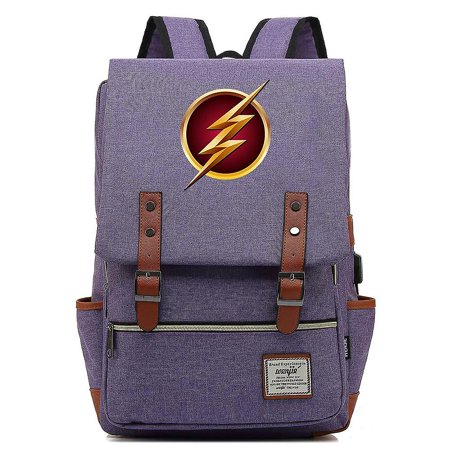 Superhero Flash Junior Student Schoolbag USB Backpack | Walmart Canada