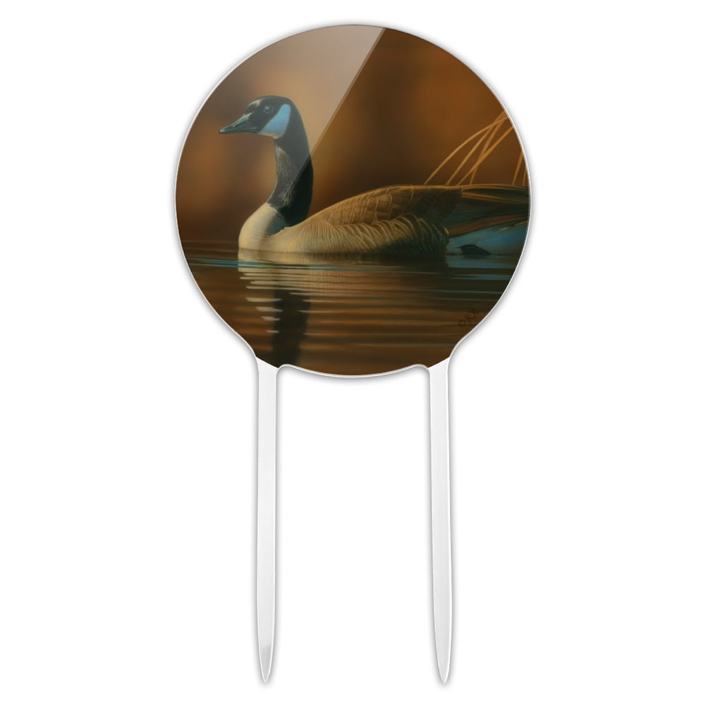 Acrylic Canada Canadian Goose Cake Topper Party Decoration for Wedding ...