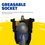 MOOG DS800982A Steering Linkage Assembly Fits select: 2015-2018 JEEP ...