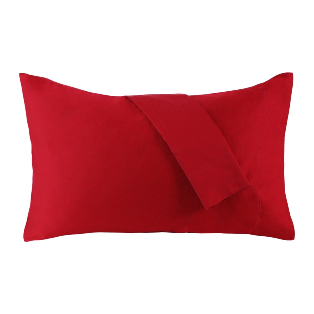 Pillow Cases Cover 600tc Pillowcase Soft Long Staple Cotton Red King