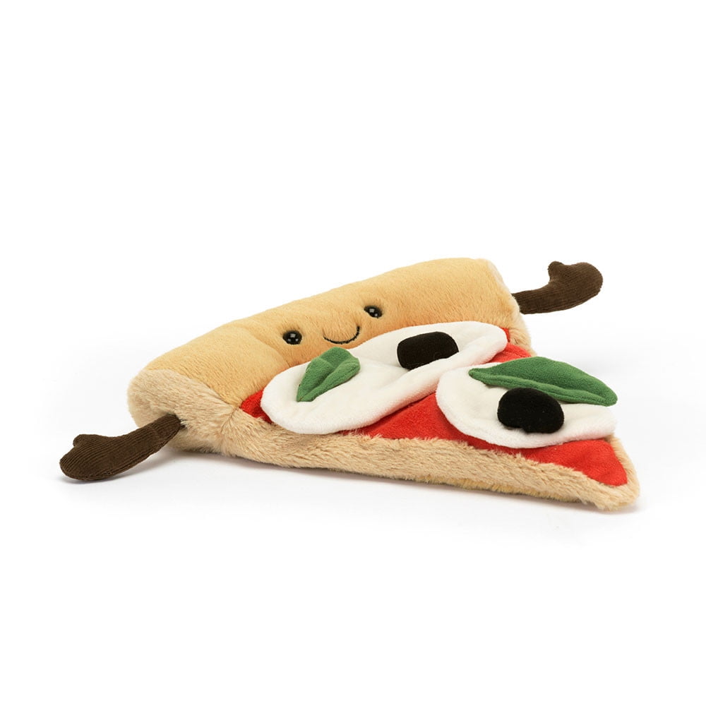 Adorable Amuseables Slice of Pizza Plush By Jellycat, 4" Cuddly Plush ...