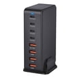 240W USB C for Charger 8-Port Multiple Devices Charging Station New ...