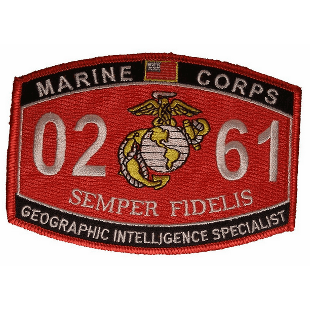 MARINE CORPS 0261 GEOGRAPHIC INTELLIGENCE SPECIALIST MOS SEMPER FIDELIS ...