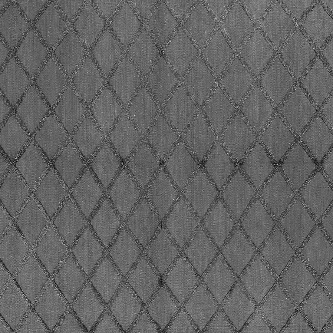 Ahgly Company Indoor Square Trellis Gray Modern Area Rugs, 5' Square ...