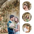 6x4ft Pink Rose Flower Arch Medieval Building Photography Backdrop for ...