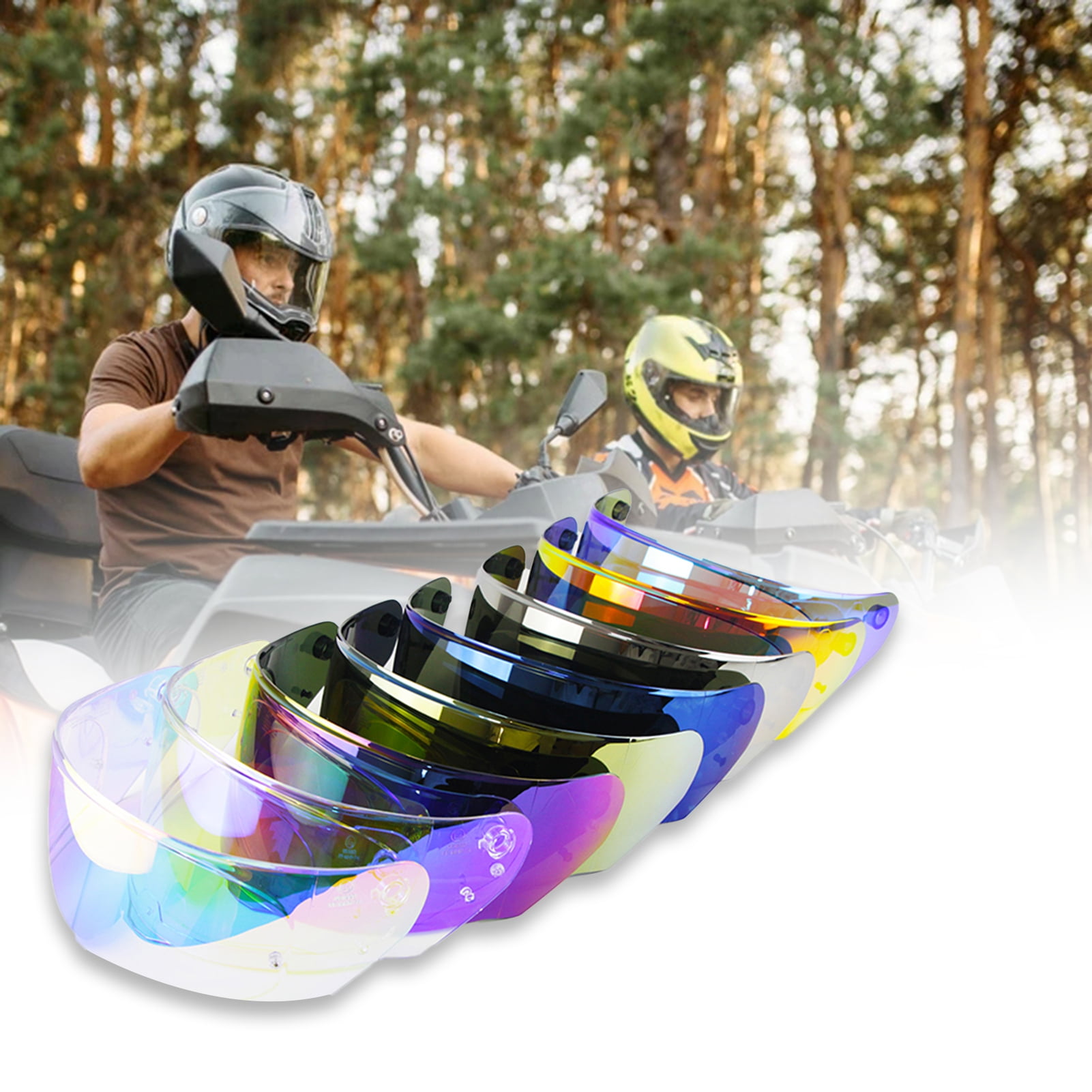 Happy Date Motorcycle Helmet Lens, Anti Ultraviolet Ray Full Lens ...