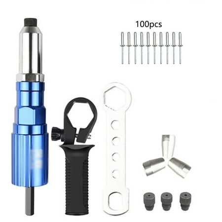 TOTMOX Cordless Riveting Tool Kit - Electric Rivet Gun Blind Pull ...