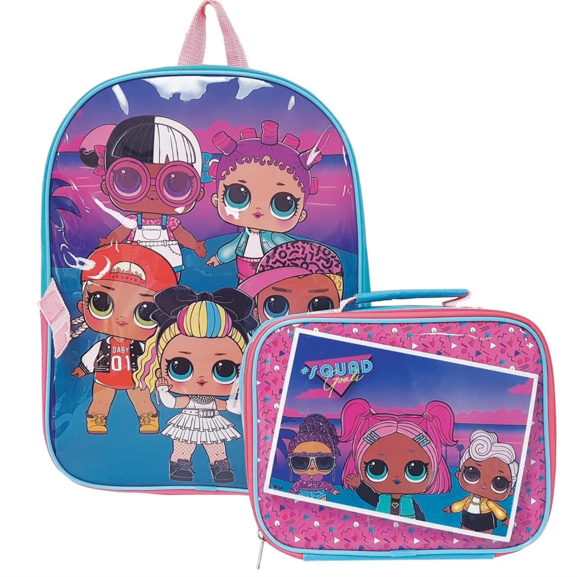 LOL Surprise Backpack and Lunch Bag Set - #SquadGoals - Walmart.com