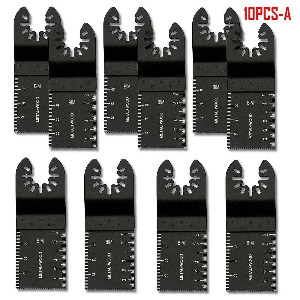 10/12pcs Oscillating Multi Tool Saw Blades High Carbon Steel Saw Blades ...