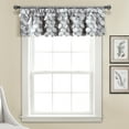 Lush Decor Solid Print Rod Pocket Valances, 70.00" x 0.01" - Walmart.com