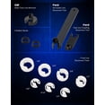 25-Piece Black Master Quick Disconnect Tool Kit, for A/C, Fuel and ...