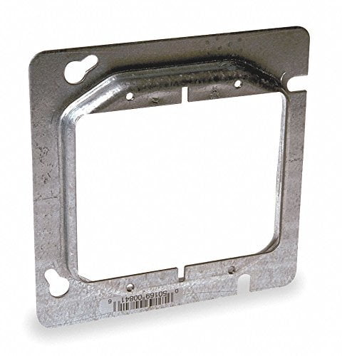 RACO Galvanized Zinc Plaster Ring, for Use with 4" One Gang Box ...