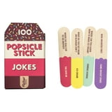 100 Popsicle Stick Shaped Hilarious Joke Cards for Adults and Kids ...