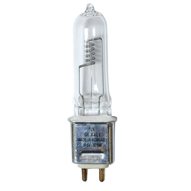 GE 88548 FLK 575w 115v T6 3200K G9.5 CC-8 Quartzline Halogen Stage ...