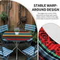 Boho Mexico Round Tablecloth for 45-54 Inch Tables,Fitted Table Cover ...