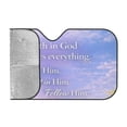 Faith In God Changes Everything Car Windshield Sun Shade UV Heat Shield ...
