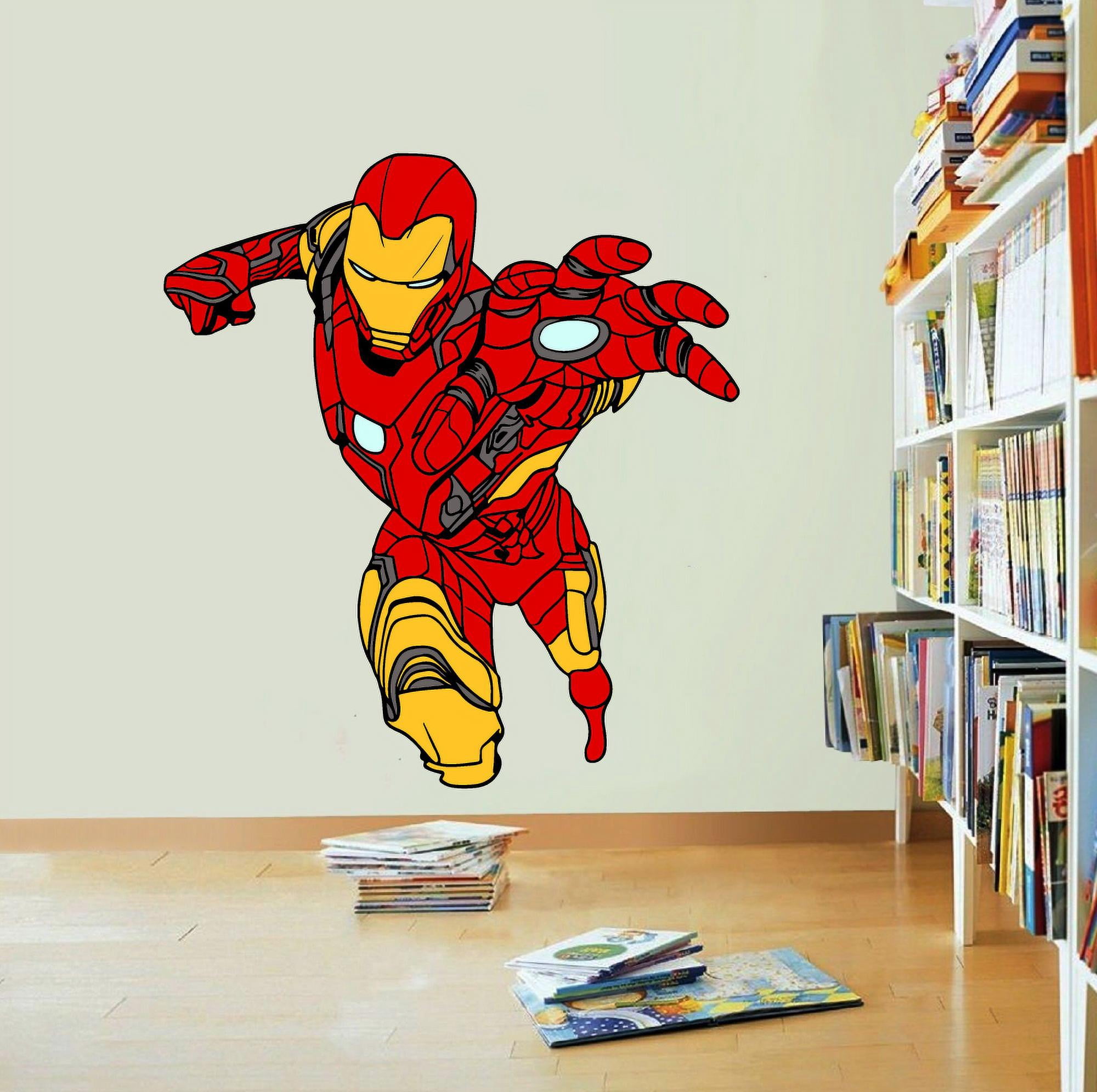 Buy Iron Man The Avengers Cartoon Character Wall Decal Vinyl Sticker ...