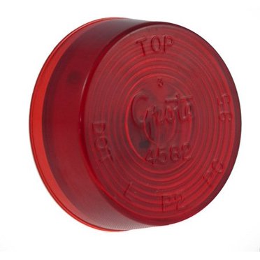 Grote 45813-5 Yellow 2 1/2" Round Clearance Marker Light (Optic Lens ...
