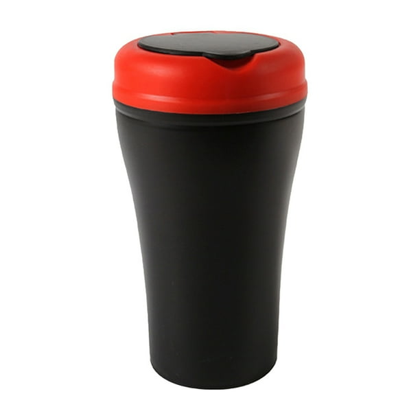 Kmxyo 650ml Rubbish Bin with Lid Leak-proof Compact Multifunction Car ...