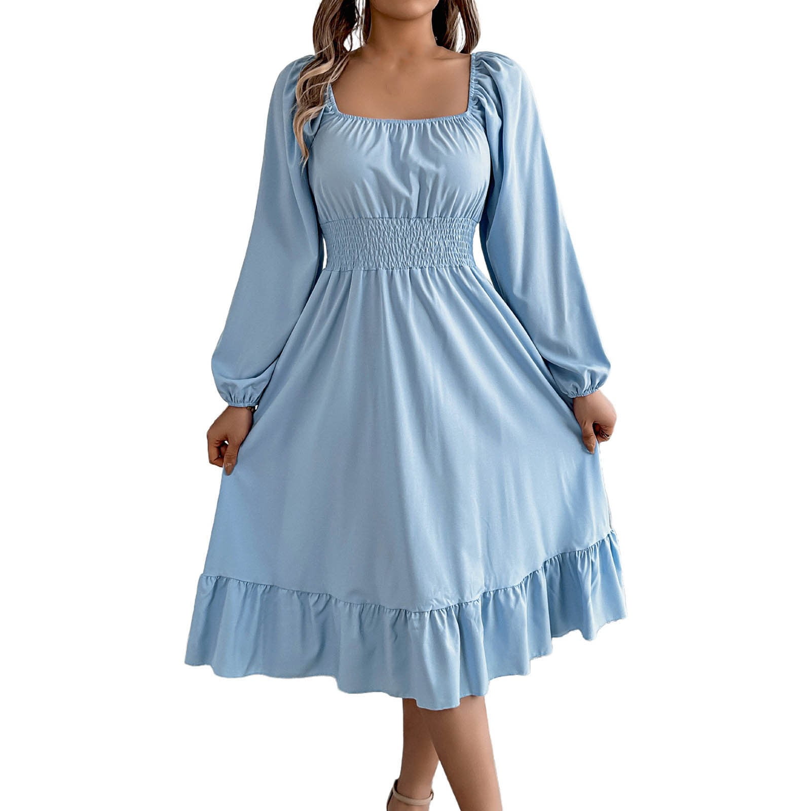 Click here for Hotojiny Wedding Guest Dresses For Women Casual Pu... prices