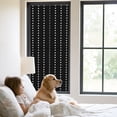 Black Faded Stripes Window Privacy Film, Modern Abstract Art Minimalist ...