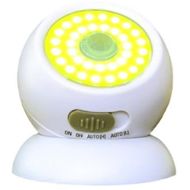 Fulcrum 34001-308 Night Owl Sensor Swivel Light, White - Walmart.ca