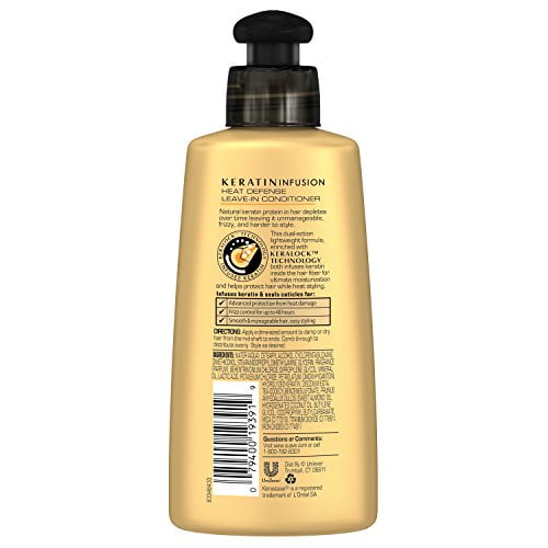 Suave Professionals Leave-in Conditioner, Keratin Infusion Heat Defense ...