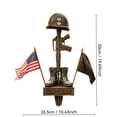 2D Metal Craft Garden Stake Ornaments for Memorial Scenes, Weather ...