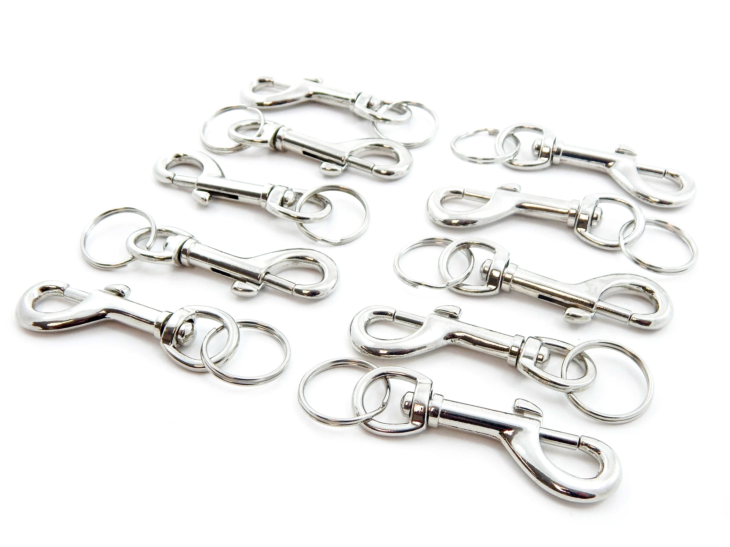 Red Hound Auto 10 Keychain 1/2 in Clip Bolt Trigger Snap Clip Key Ring ...