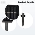 800mAh Battery Solar Panel Controller Replacement, 2 Pcs, 1.2V, 8 Modes ...