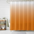 Bathroom Shower Curtain Modern Orange Gradient Art Waterproof Shower ...