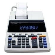 Sharp Desktop Paperless Printing Calculator, 12-Digit EL-1901 Office ...