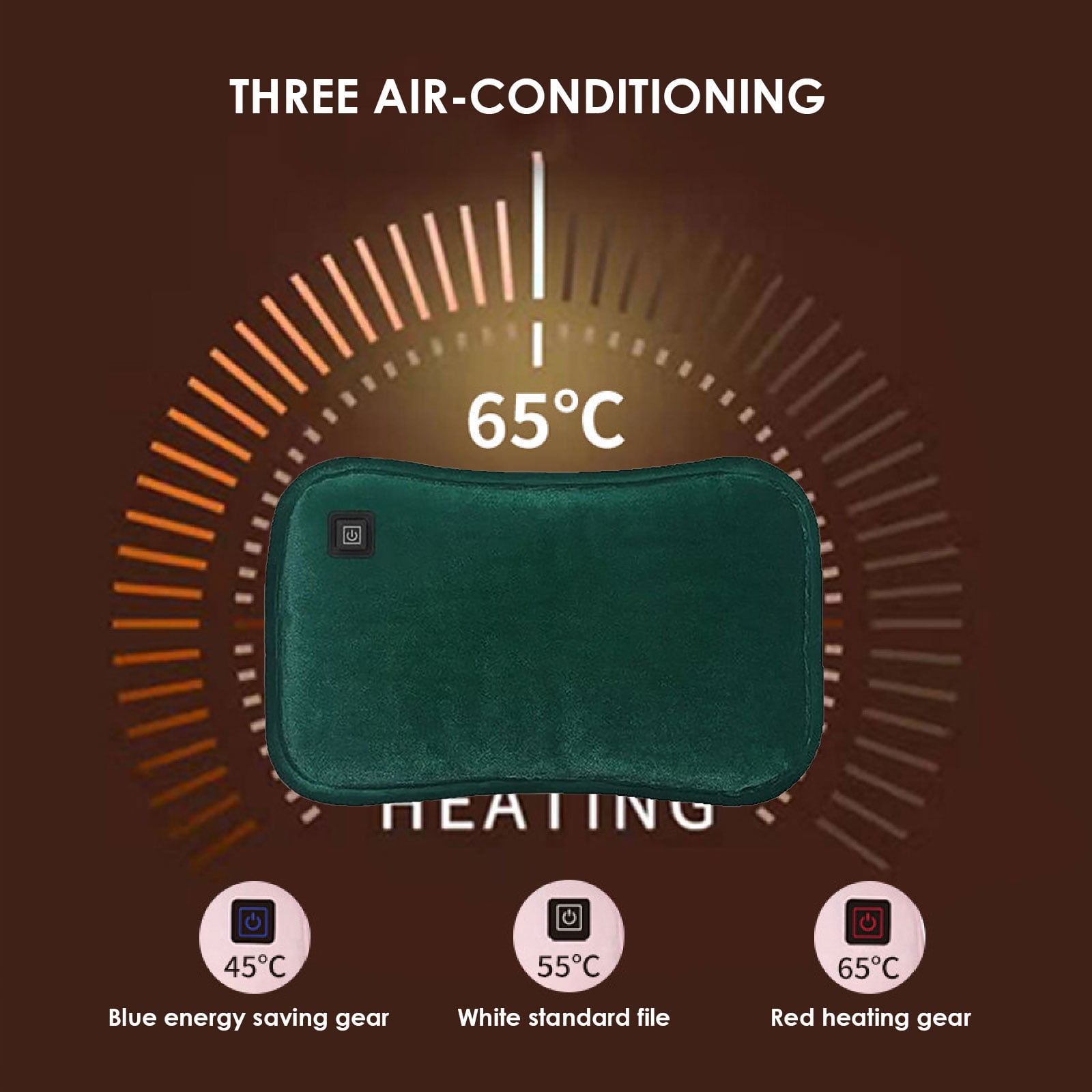 Leyeet USB Powered Electric Heated Hand Warmer with 3 Heat Settings ...