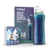 Cirkul 32oz Matte Black Stainless Steel Water Bottle Starter Kit with 2 ...