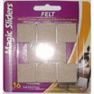 Magic Sliders 04045 Adhesive Floor Slide, 1-3/4", Square, Cd/4 ...