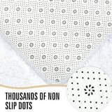 Dwelke Ultra Fluffy Rug Indoor Plush Soft Carpet for Living Room Anti ...