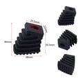 3Pcs Drum Rack Stand Rubber Feet Drum Leg Protectors Antislip Rubber ...
