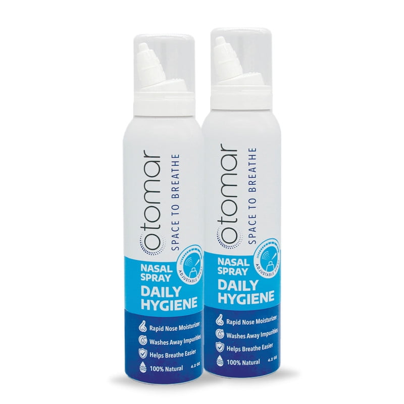 Otomar Adults Daily Hygiene Saline Nasal Spray, Sinus Rinse Nose ...