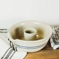 Martinez Pottery Hand Made Heritage Blue Stripe Stoneware Chicken ...