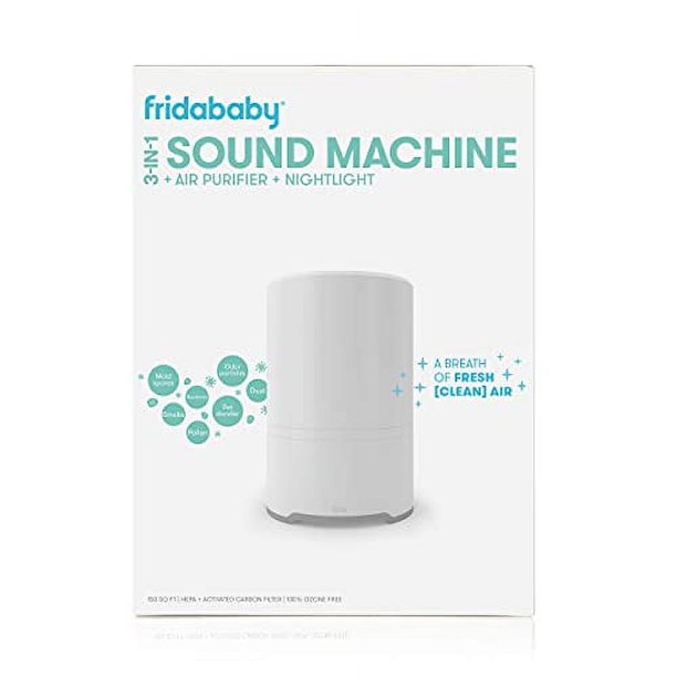 Frida Baby 3-in-1 Sound Machine, Air Purifier + Nightlight with 3 Fan ...