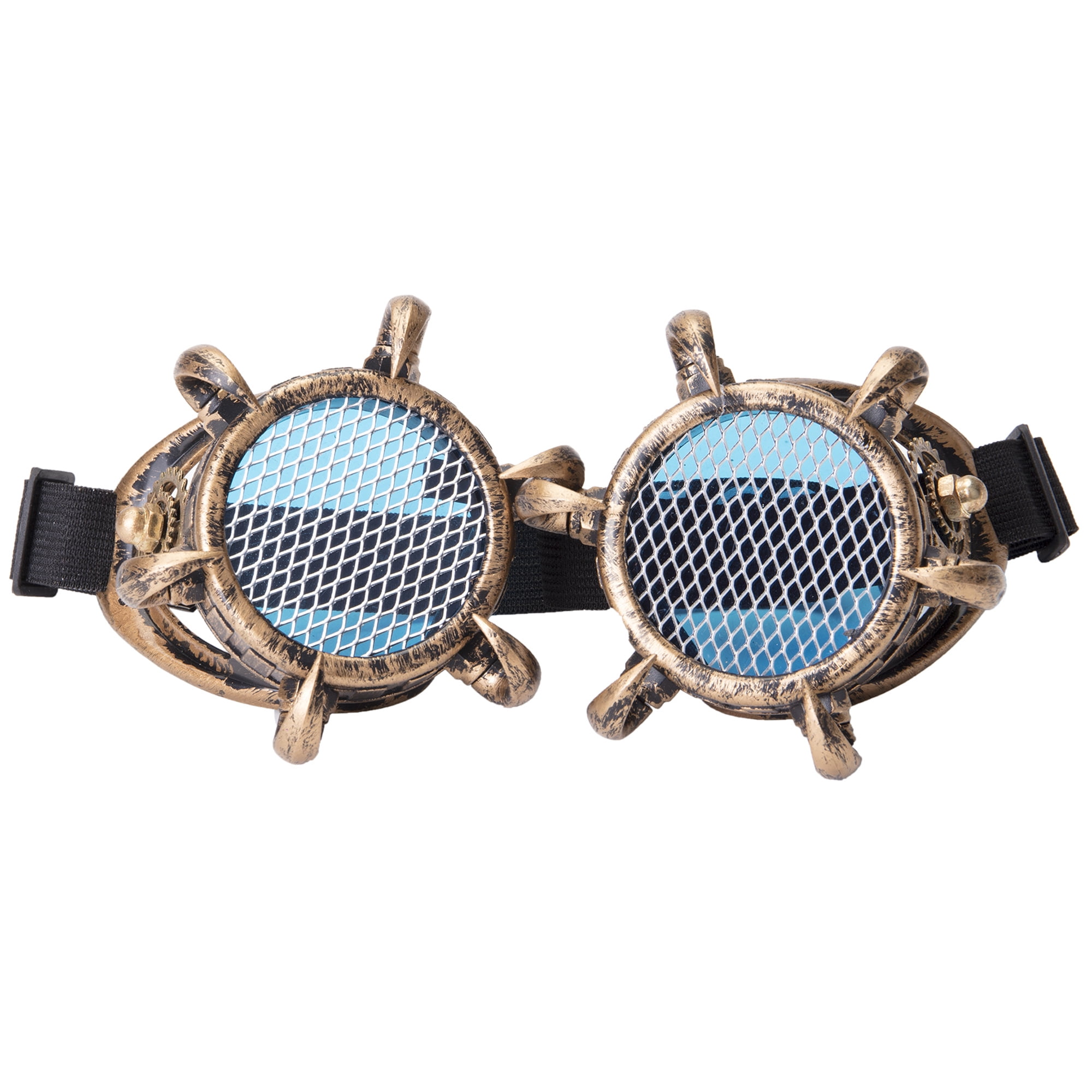 SAYFUT Vintage Steampunk Goggles Rave Crystal Lenses Glasses Barbed ...