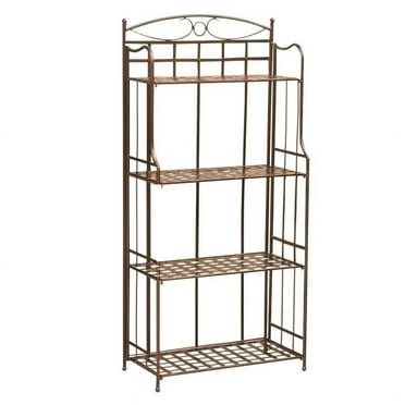 International Caravan Santa Fe Outdoor 4-Tier Bakers Rack - Walmart.com