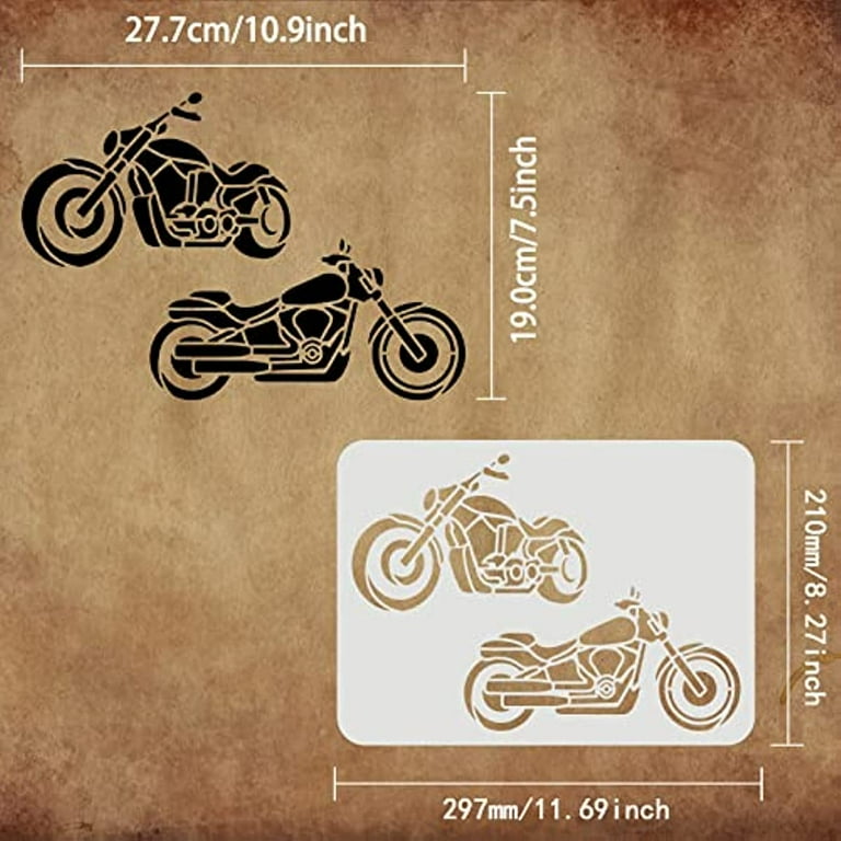 Dirt Bike Stencil