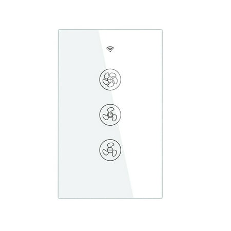 homeholiday Tuya Fan Switch Controller Smart WiFi APP Smart Wall Fan ...