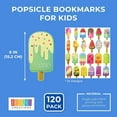 Bright Creations 120-Pack Ice Cream Bookmarks for Kids, Funny Popsicles ...