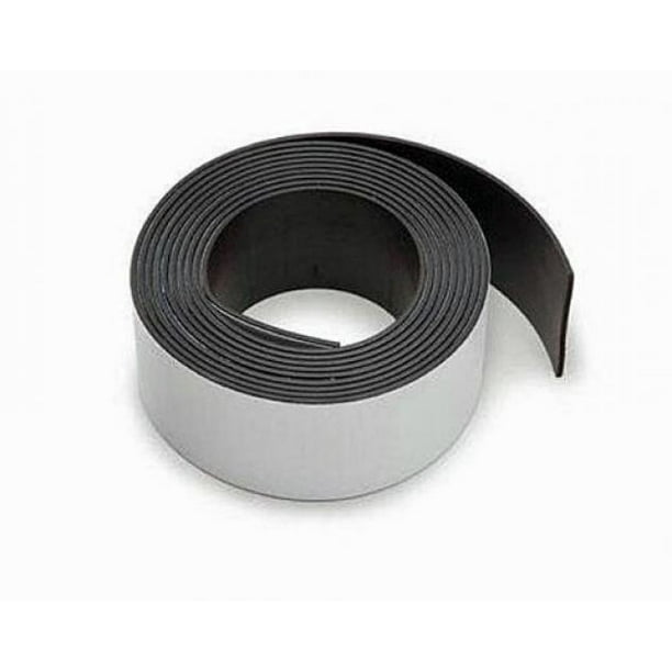 Magnet Strip Roll with Adhesive Back: Super Strength, Black, 5 feet ...